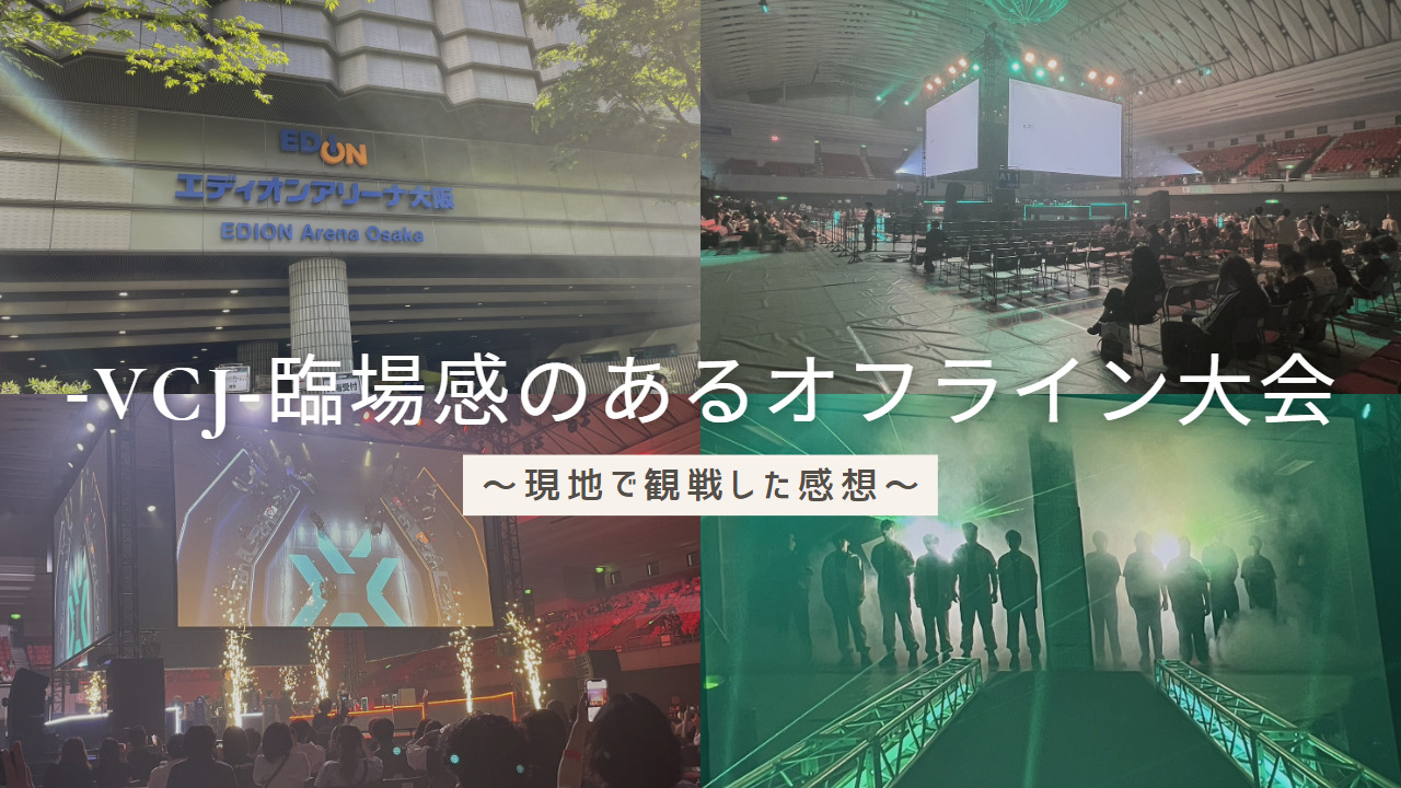 【2023】VCJを現地で観戦した感想エディオンアリーナ大阪 | みやるのデバイス倉庫